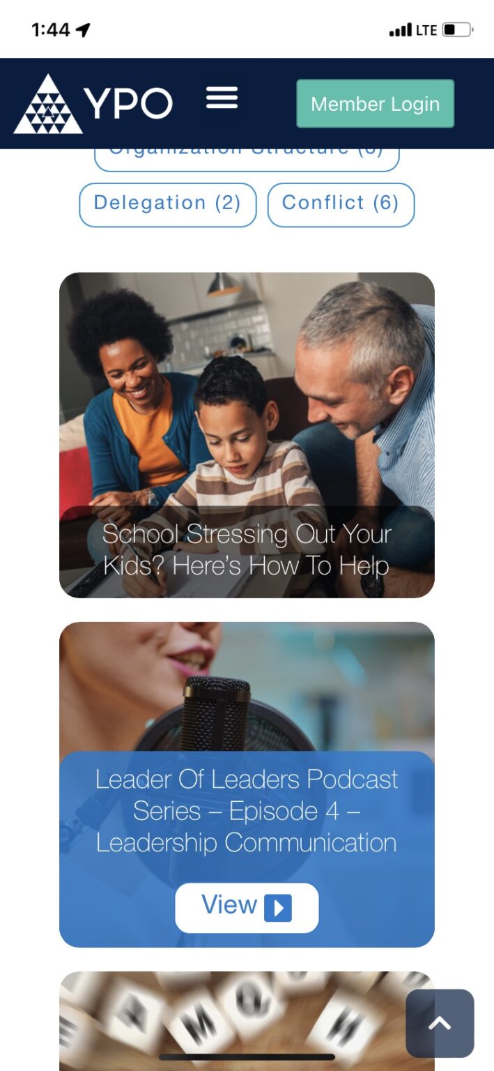 YPO Leadership Development Toolkit Brand Identity and Web Development ...